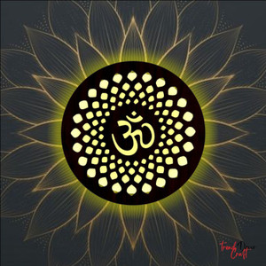 trendDecor Craft Om Chakra Noen Led Light Wall Hanging | Home ...