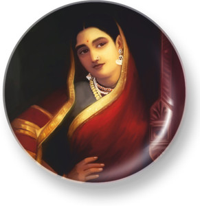 Hansini Art Studio MAHARASHTRIAN LADY Wall Plate Price in India - Buy ...