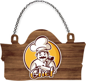 Creative Print Solution Restaurant chef wall hanging for kitchen ...