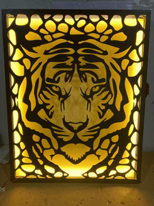 India Decor Shop Lion Face metal frame with LED Light Price in India ...