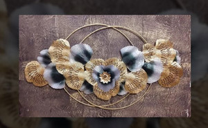 Bimalidevi 28inch Iron Frame Wall Decor Price in India - Buy Bimalidevi ...