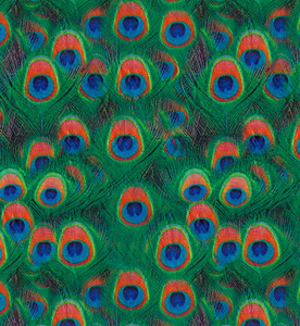 Tejas Creation Peacok Backdrop for Decoration (H:8ft X W:5ft) Altar ...