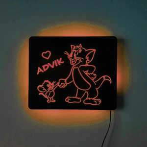 Trigica Tom and Jerry Wall Light Lamp For Home Decoration - Warm White ...