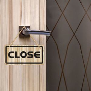 CVANU Double Sided Wooden Open Close Sign Board for Business Purpose ...