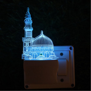 RTURO MAKKAH MASJID Fancy Acrylic 3D Illusion Color Changing lighting ...
