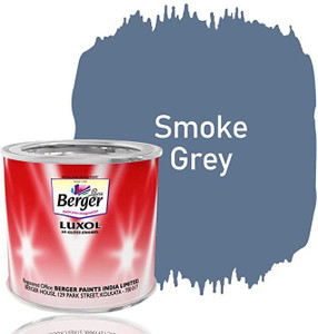 Berger Luxol Hi Gloss Metal & Wood Paint SMOKE GREY 200 ML B0BCGY85HP ...