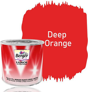 Berger Luxol Hi Gloss Metal & Wood Paint DEEP ORANGE 200 ML B0BCGZVZQM ...