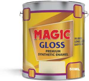 Magic Paints Synthetic Enamel Paint Fast Drying, Interior/Exterior ...