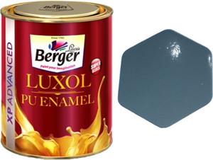 Berger Luxol Pu Enamel Smoke Grey (1 LTR) Smoke Grey Enamel Wall Paint ...