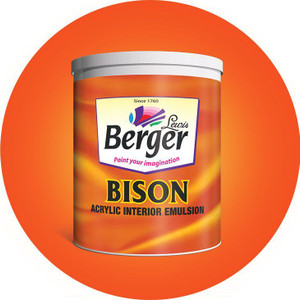 Berger Bison Acrylic Interior Emulsion White Emulsion Wall Paint Price ...