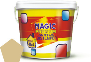 Ajooba Premium Acrylic Distemper Smooth Matte Finish Applied on ...