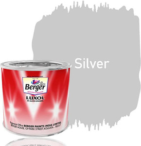 Berger Luxol Hi Gloss Metal & Wood Paint SILVER 200 ML B0BCH1HS1J ...