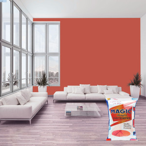 Ajooba Premium Acrylic Distemper Smooth Matte Finish Applied on ...