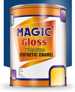 Magic Paints Synthetic Enamel Paint Fast Drying, Interior/Exterior ...