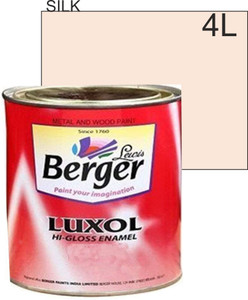 Berger SILK(CREAM) HIGH GLOSS COLOUR ENAMEL-OIL BASED 0.4L PACK SILK ...