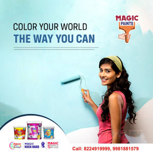 Ajooba Premium Acrylic Distemper Smooth Matte Finish Applied on ...