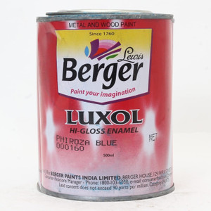 Berger Luxol Hi Gloss Phiroza Blue Enamel Wall Paint Price in India ...