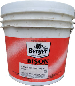 Berger Bison Acrylic Distemper 20kg White Distemper Wall Paint Price in ...