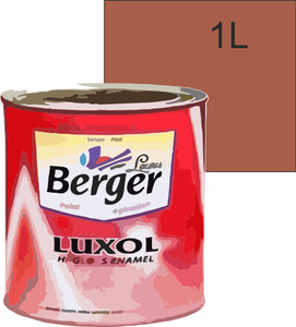 Berger LEAF BROWN HIGH GLOSS COLOUR ENAMEL-OIL BASED 1L PACK LEAF BROWN ...