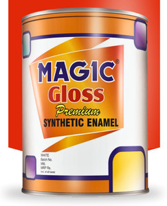 Magic Paints Synthetic Enamel Paint Fast Drying, Interior/Exterior ...