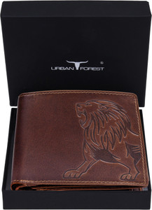 URBAN FOREST Men Casual Brown Genuine Leather Wallet Caramel Brown ...