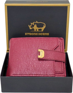 Strong Horns Men Casual, Formal, Travel, Trendy Red Artificial Leather ...