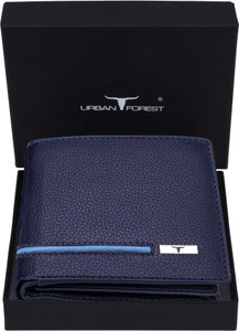 URBAN FOREST Men Blue Genuine Leather Wallet Blueberry, Blue - Price in ...