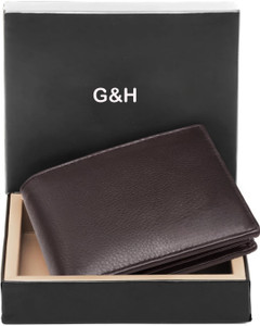 G & H Men Formal, Travel Brown Genuine Leather Wallet Brown - Price in ...
