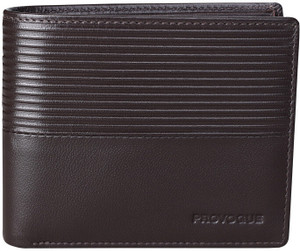 PROVOGUE Men Formal Brown Genuine Leather Wallet Brown - Price in India ...