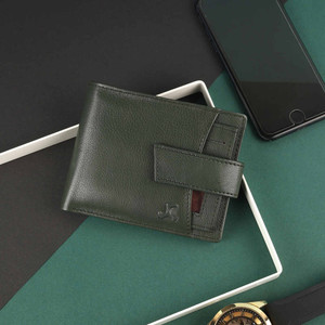 MOCHI Men Green Artificial Leather Wallet Green - Price in India ...