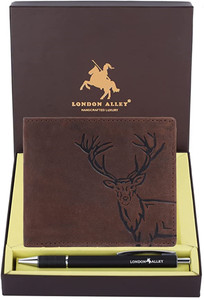 LONDON ALLEY Men Casual Brown Genuine Leather Wallet BROWN - Price in ...