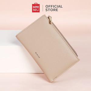 MINISO Women Beige Artificial Leather Wallet Beige - Price in India ...
