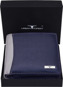 URBAN FOREST Men Blue Genuine Leather Wallet Blue/Grey - Price in India ...