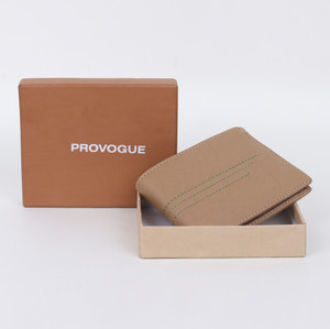 PROVOGUE Men Casual, Formal Beige Artificial Leather Wallet CREAM-01 ...