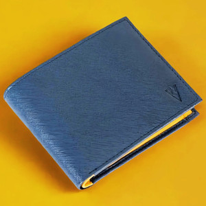 WILDVIBEZ Men Trendy Yellow, Blue Genuine Leather Wallet BLUE,YELLOW ...