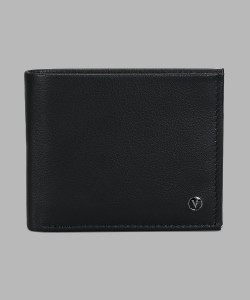 VAN HEUSEN Men Black Genuine Leather Wallet Black - Price in India ...