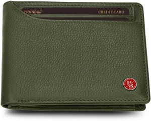 HORNBULL Men Casual Green Genuine Leather Wallet Green - Price in India ...