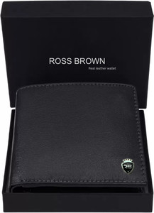 Ross Brown Men Casual, Formal Black Genuine Leather Wallet Black ...