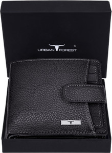 URBAN FOREST Men Casual Black Genuine Leather Wallet Black - Price in ...
