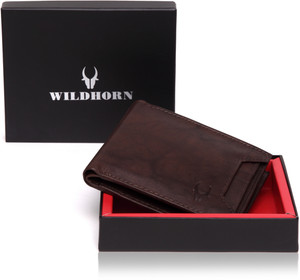 WILDHORN Men Casual, Formal Brown Genuine Leather Wallet D.Brown ...
