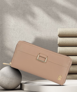 Baggit Women Casual Beige Artificial Leather Wallet Beige - Price in ...
