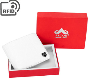 Alton Men Formal, Ethnic, Evening/Party White Genuine Leather Wallet ...