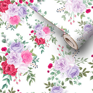 BDM 240 cm x 40 cm Waterproof Floral & Botanical Vinyl Wallpaper Price ...