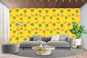 JORAS Animals Yellow Wallpaper Price in India - Buy JORAS Animals ...