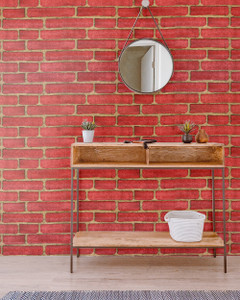 Asian Paints EzyCR8 P&S Red Brick Classics Red Wallpaper Price in India ...