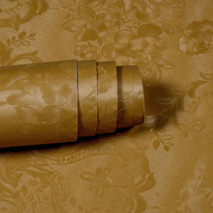 doodad Vinyl Decorative Gold Wallpaper Price in India - Buy doodad ...