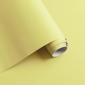 FOKRIM 300 cm Light yellow wallpaper 45x300 Self Adhesive Sticker Price ...