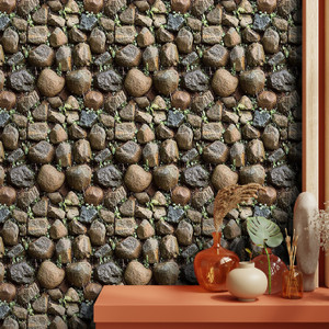Asian Paints Vinyl Classics Brown Wallpaper Price in India - Buy Asian ...