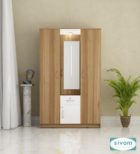 SIVOM SIVOM REDIM Multipurpose 3 Door Wardrobe with Dressing Table / 12 ...