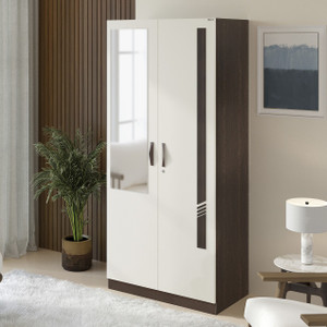 BLUEWUD Andrie Engineered Wood 2 Door Wardrobe Price in India - Buy ...